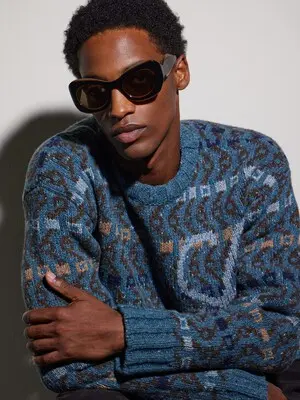 Loewe Signature Butterfly Acetate Sunglasses