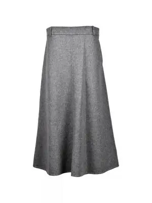 Brunello Cucinelli A-line Midi Skirt