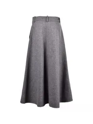 Brunello Cucinelli A-line Midi Skirt