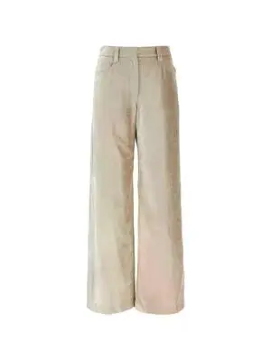 Brunello Cucinelli Wide-leg Velvet Trousers