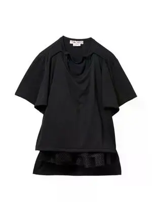 Comme Des Garçons Layered Short-sleeve T-shirt - Black