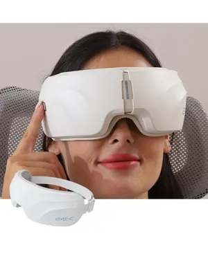 REATHLETE Eye-c Eye Massager With Compression - White