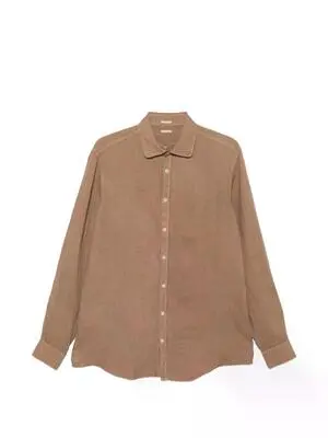 Massimo Alba Long-sleeve Button-up Shirt - Neutrals