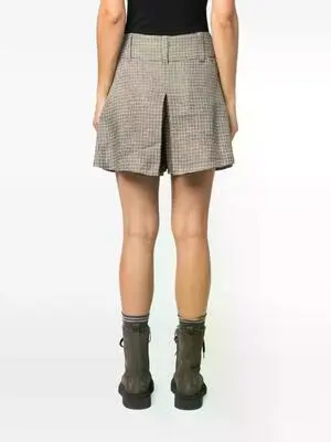 Brunello Cucinelli Plaid Pattern Shorts