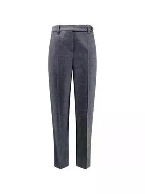 Brunello Cucinelli Belt-loops Trousers - Grey