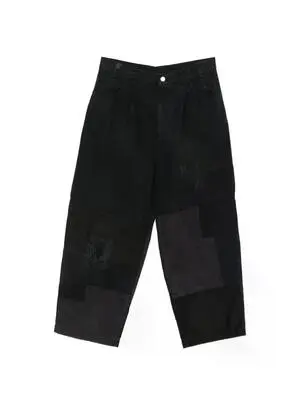 Comme Des Garcons Black Wash Bottoms For Men