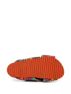 Kurt Geiger Chelsea Eagle-head Woven Sandals
