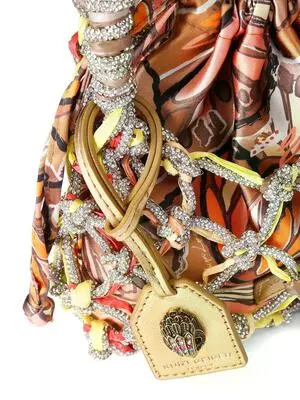Kurt Geiger Crystal-embellished Bucket Bag