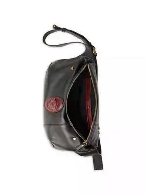 Versace Lou Nappa Leather Belt Bag - Black