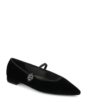 BIRDIES The Goldfinch 15 Velvet Mary Jane - Black