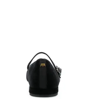 BIRDIES The Goldfinch 15 Velvet Mary Jane - Black