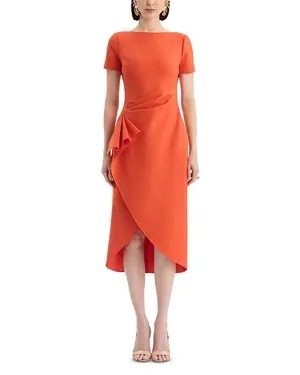Oscar De La Renta Short Sleeve Cocktail Dresses