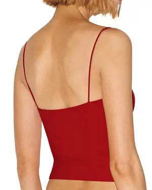 REFORMATION Elise Tankini Top - Lipstick