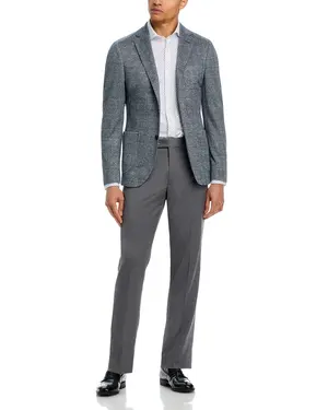 BOSS Hank Performance Spread Collar Slim Fit Button Down Shirt - Open Blue