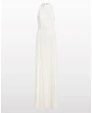 Jenny Packham Mischief Embellished High-neck Maxi Dress - Ivory