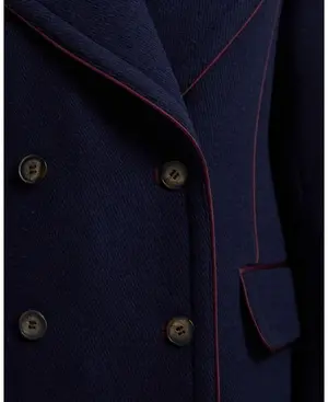 Karen Millen Tailored Padded Lined Midi Coat