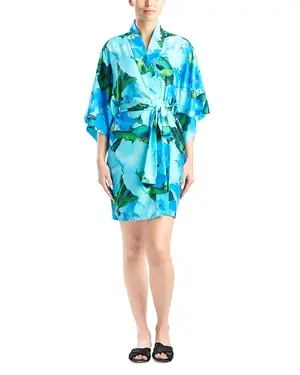 Natori Isla Wrap Robe - Blue