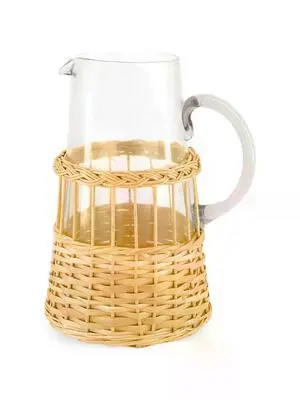 HOUSE OF CAPRICORN Vitória Woven-design Jug