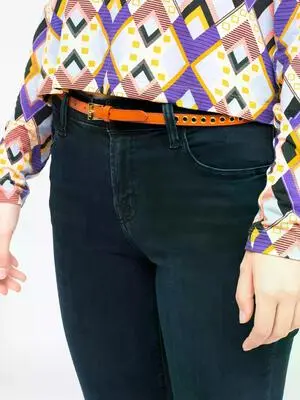 Prada Buckle Belt - Orange