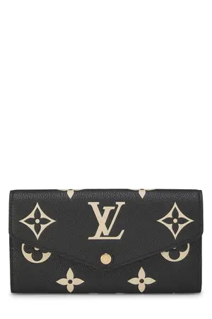 LOUIS VUITTON Black Empreinte Giant Sarah Nm Black