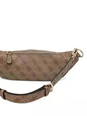Guess Latona Monogram-print Belt Bag - Neutrals
