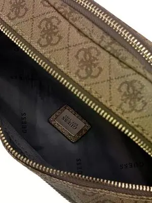 Guess Latona Monogram-print Belt Bag - Neutrals