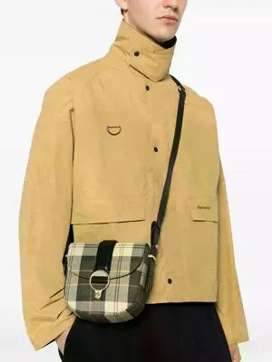 Barbour Tartan-pattern Crossbody Bag - Neutrals