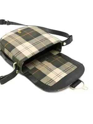 Barbour Tartan-pattern Crossbody Bag - Neutrals