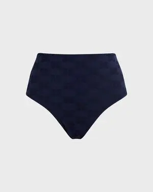 Vilebrequin High-waisted Bikini Bottom - Blue