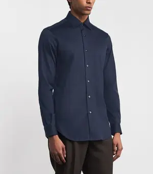 Pal Zileri Cotton Jersey Shirt - Navy