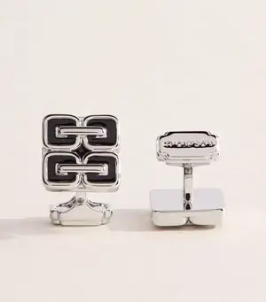 Tateossian Enamelled Thompson Cufflinks - Black