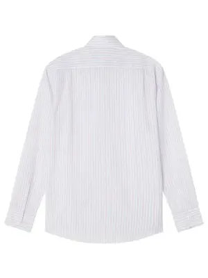 Robert Talbott Reynolds Cotton Linen Blend Shirt In Contemporary Fit - Raspberry