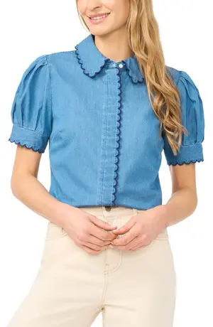 Cece Dupraz Puff Sleeve Shirts For Women