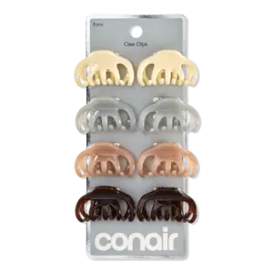 Conair Accessories 8-piece Mini Claw Clip Set