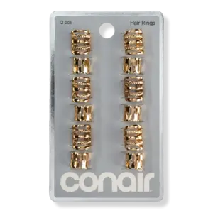 Conair Accessories Metal Braid Cuffs 12-pack