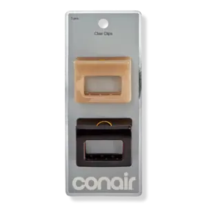 Conair Accessories Small Rectangular Claw Clips