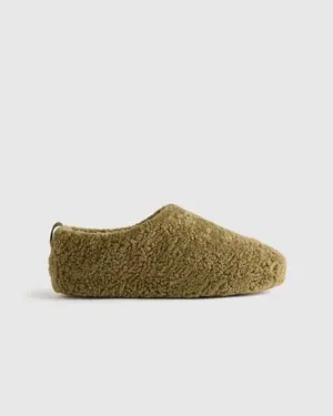 Genuine Shearling Slides Slipper For Men