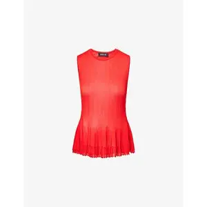 ASHLYN Knitted Peplum Top