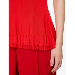 ASHLYN Knitted Peplum Top