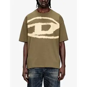DIESEL® T-boxt-bleach Branded Cotton-jersey T-shirt - 51f