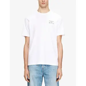DIESEL® T-adjust-v5 Branded-print Cotton-jersey T-shirt Xxl - 100