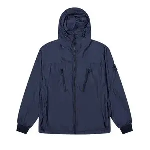 Stone Island Technical Fabric Hooded Jacket - Blue