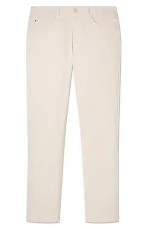 Mizzen+main Upton Five-pocket Straight Leg Performance Pants - Oat