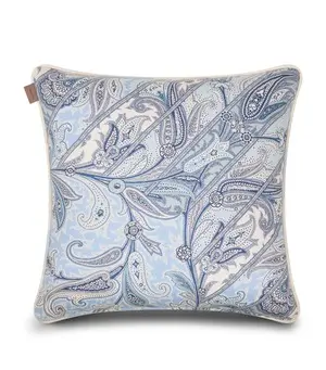 Etro Cotton Satin Yaara Cushion - Blue