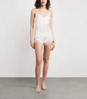 Harrods Silk Camisole And Shorts Set