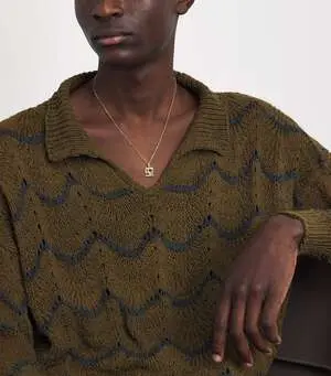THE OUZE Recycled Necklace With Sapphires