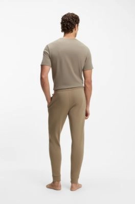 BOSS Waffle-knit Pajama Bottoms - Light Brown