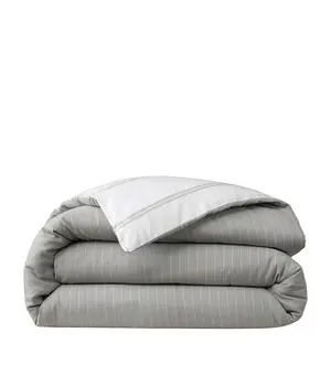 Ralph Lauren Cotton Kerrigan King Duvet Cover - Grey