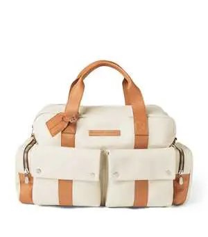 Brunello Cucinelli Grained Calfskin Leisure Bag - Blue