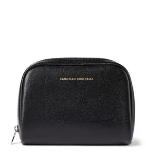 Brunello Cucinelli Leather Pouch - Black